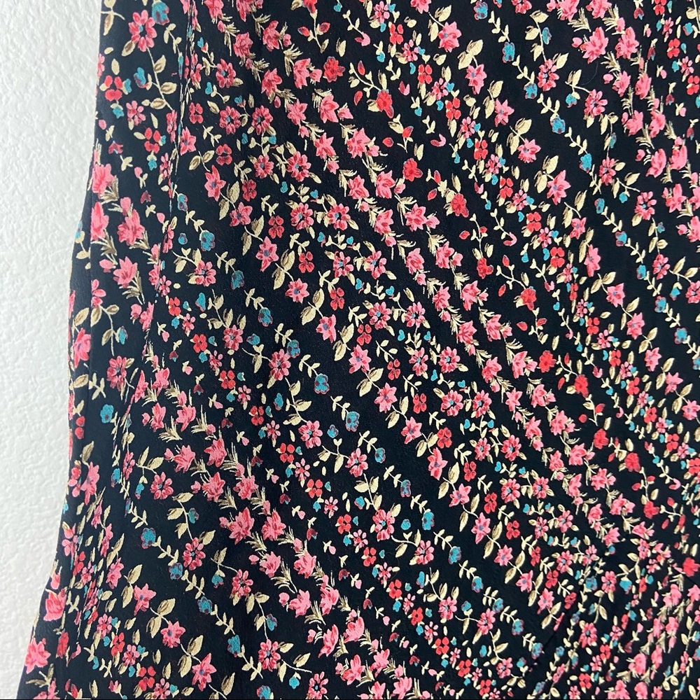 Kamellia Vintage Pink Floral Maxi Skirt - Gem